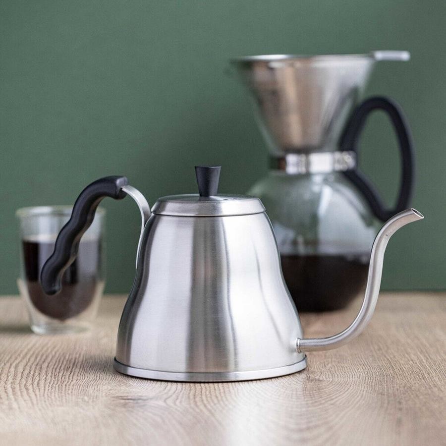La Cafetière Stainless Steel Pourover Kettle – McIver's Coffee & Tea ...